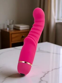 Нереалистичный вибратор Cosmo, 20 режимов, силикон, розовый, 17,4 см,