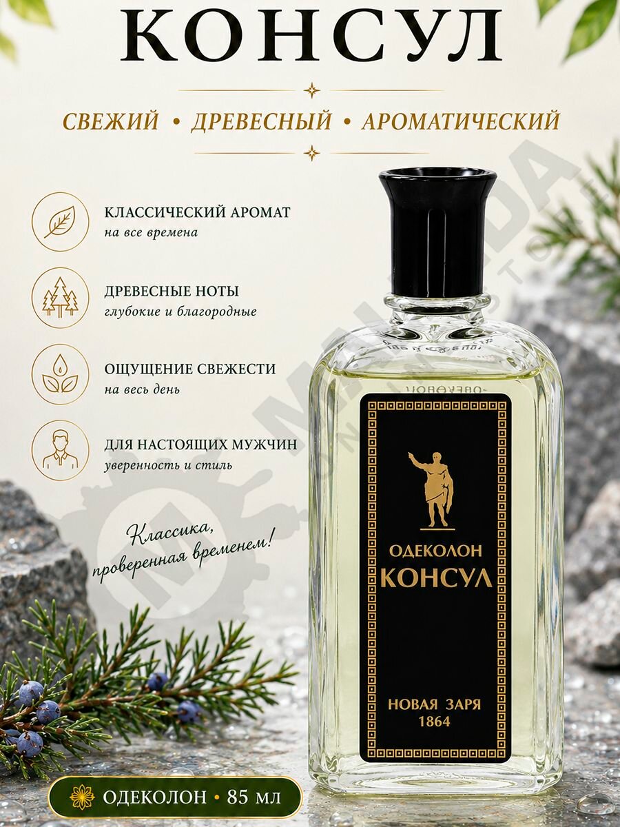 Новая заря Одеколон Консул 85 мл