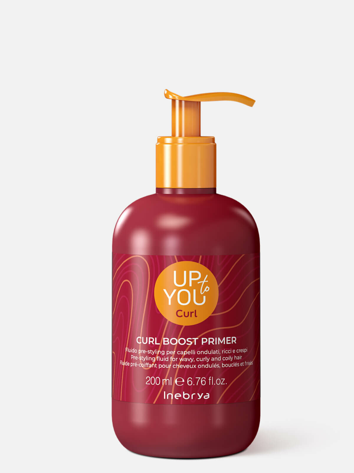 Флюид праймер для кудрявых волос Inebrya Up To You Curl Boost Primer, 200 мл
