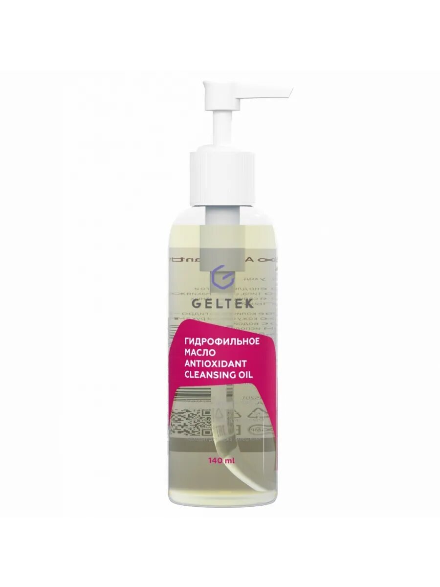 Гельтек Гидрофильное масло для лица для умывания и снятия макияжа Antioxidant cleansing oil 140 мл