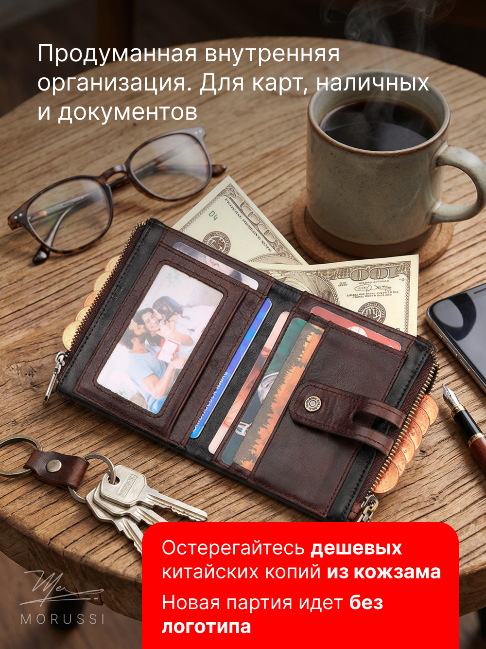 Кошелек , фактура матовая — фото 1
