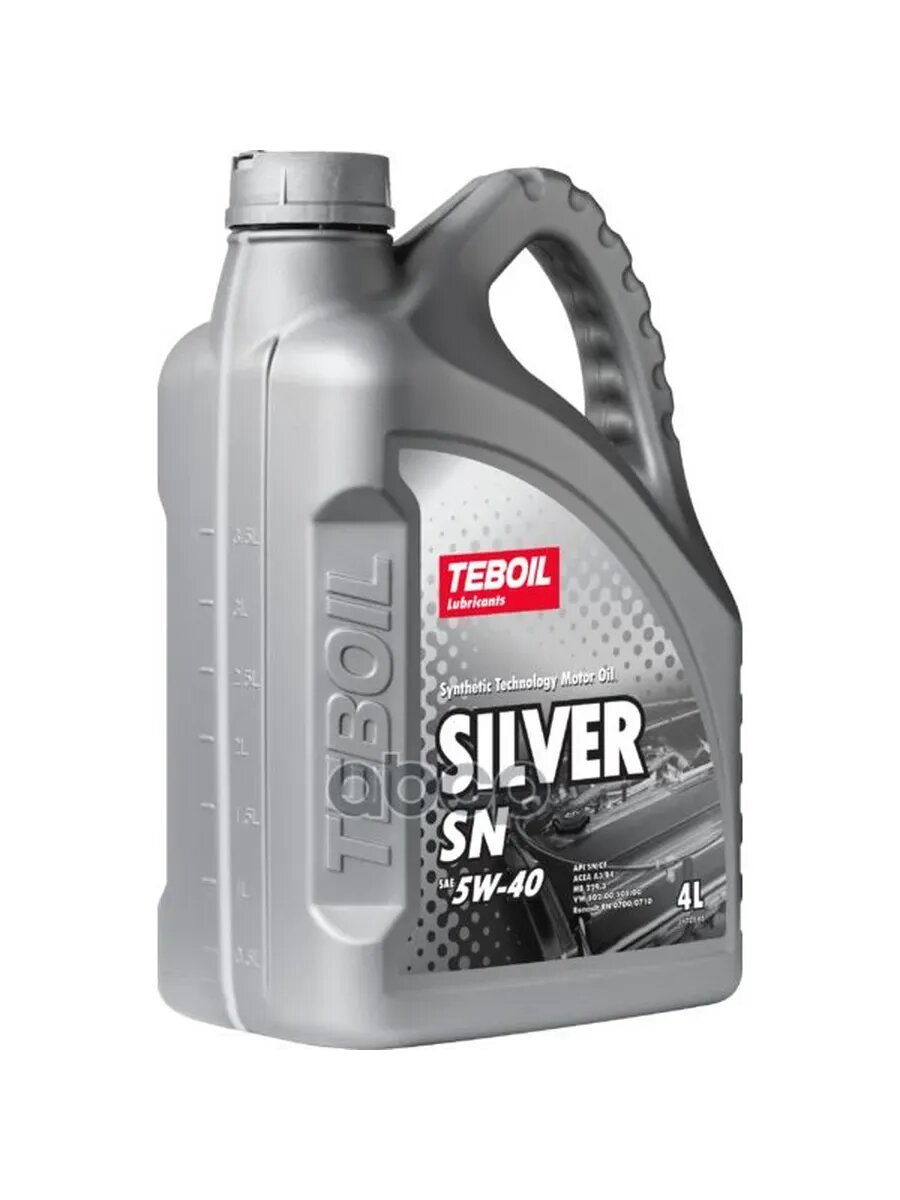 Teboil Teboil Silver Sn 5W-40 (4L)_ Мот! Синт Api Sn/Cf, Ac