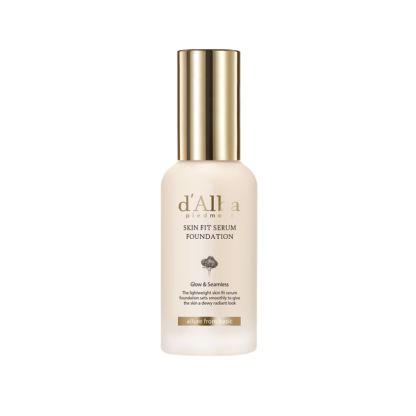 Тональная основа D`ALBA Skin Fit Serum, 21, для сияющей кожи