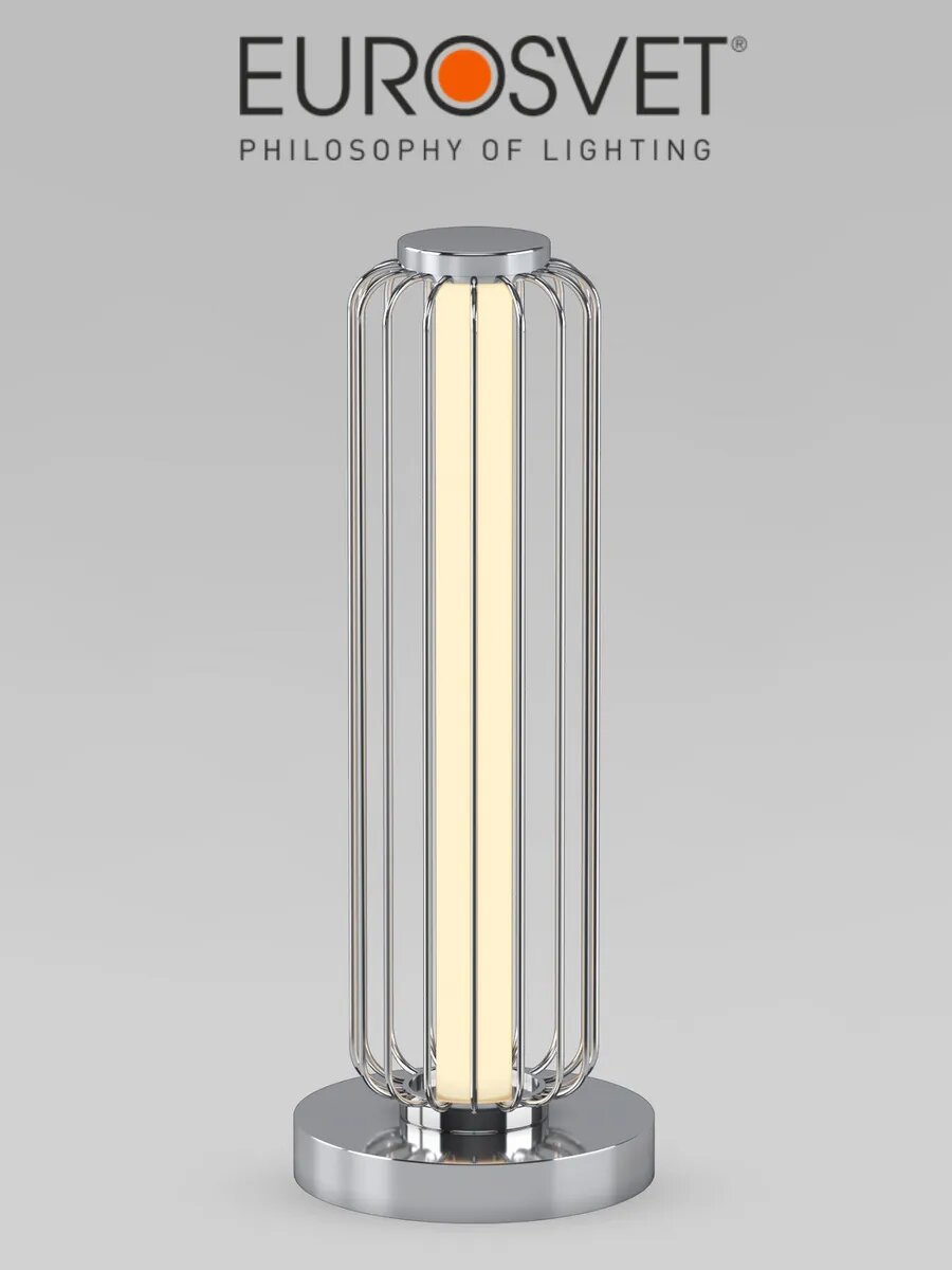 Настольная лампа / Светильник настольный светодиодный Eurosvet Argent 308054 LED, 7 Вт, 4000К, хром