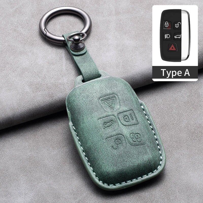 Кожаный чехол для ключа Land Rover Jaguar A4