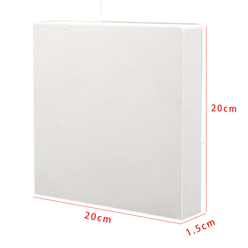 20 см x 20 см x 1,5 см квадратная гипсовая доска для резьбы и рисования