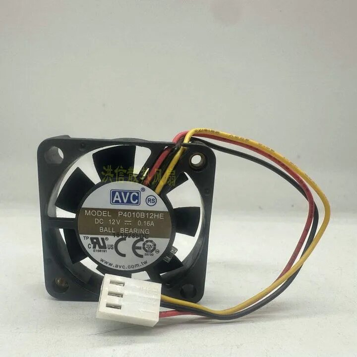 Совершенно Новый. Вентилятор Охлаждения AVC 4010 P4010B12HE DC12V 0.16A 40х40х10мм,40mm Вентилятор