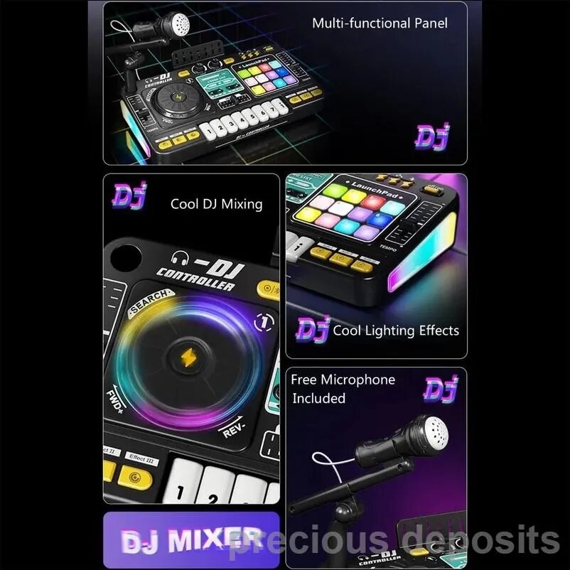 Детский DJ-контроллер, Цвет Белый, Страна-изготовитель Китай — фото 1