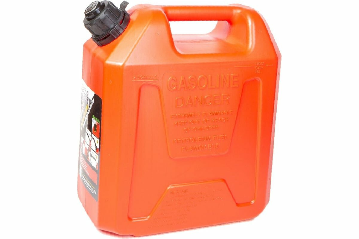 SeaFlo Канистра пластиковая для бензина 10л (пластик, Артикул: ) SFGT-10-01