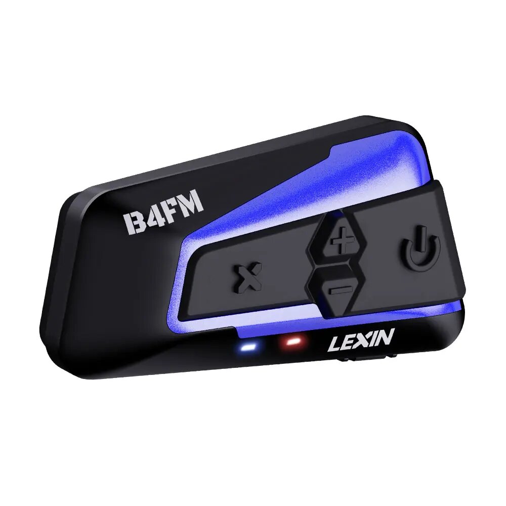 Гарнитура Lexin B4FM-X для мотоциклетного шлема BT5.0, интерком для 10 водителей, Bluetooth, для обмена музыкой