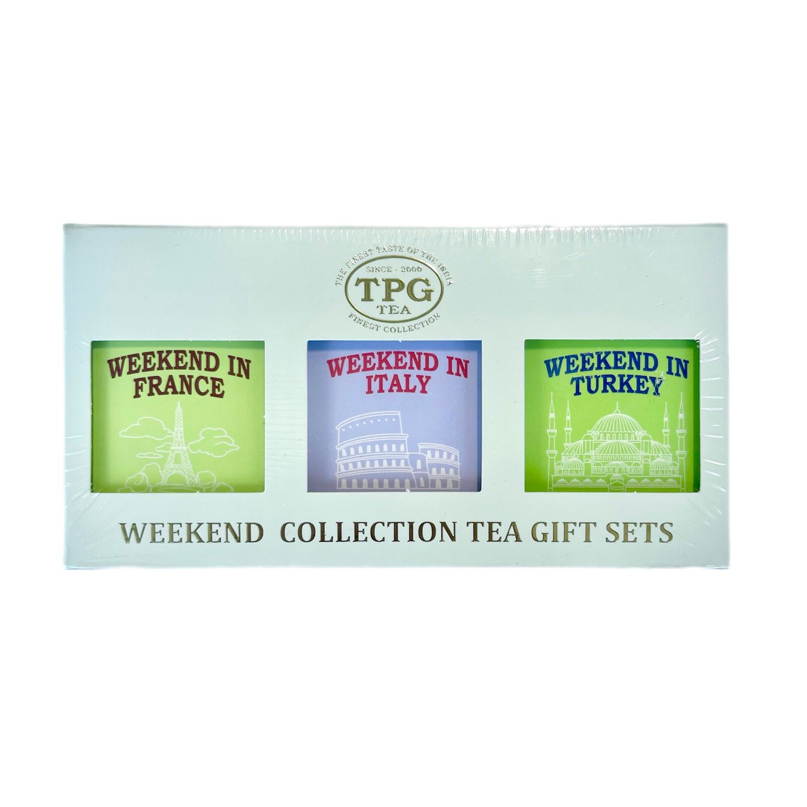 Weekend Collection TEA Gift Sets, Bharat Bazaar (Подарочный набор чая франция, италия, турция, Бхарат Базаар), 1 уп.
