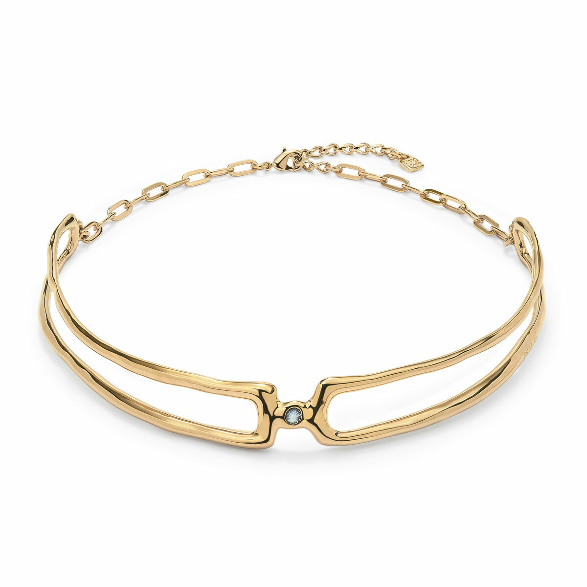 Чокер, топаз