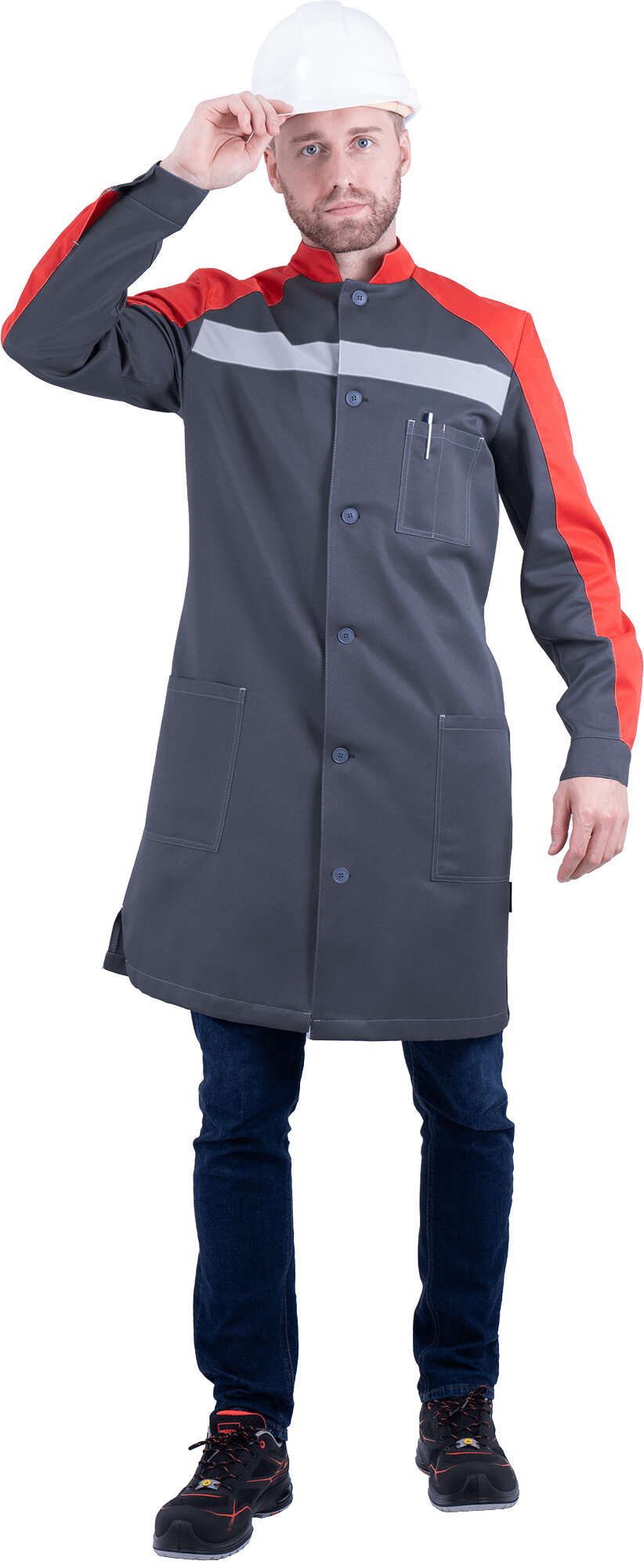 Халат рабочий мужской "роуд"