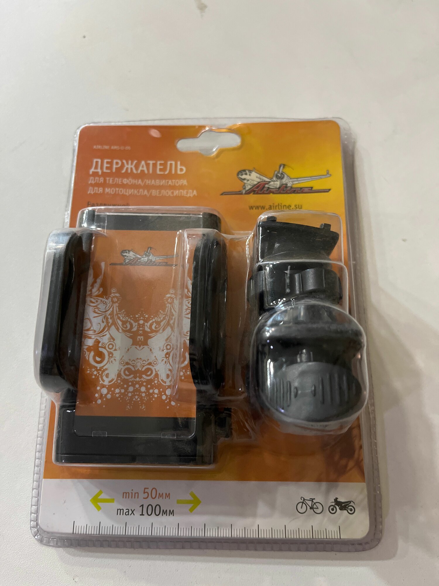 Держатель AIRLINE для телефона/навигатора для мото-вело