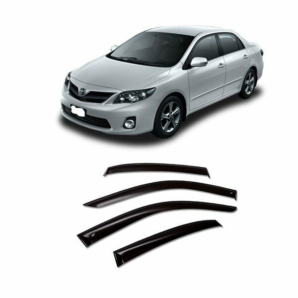 Дефлекторы боковых окон TOYOTA Corolla Тойота Королла седан (2007-2013)