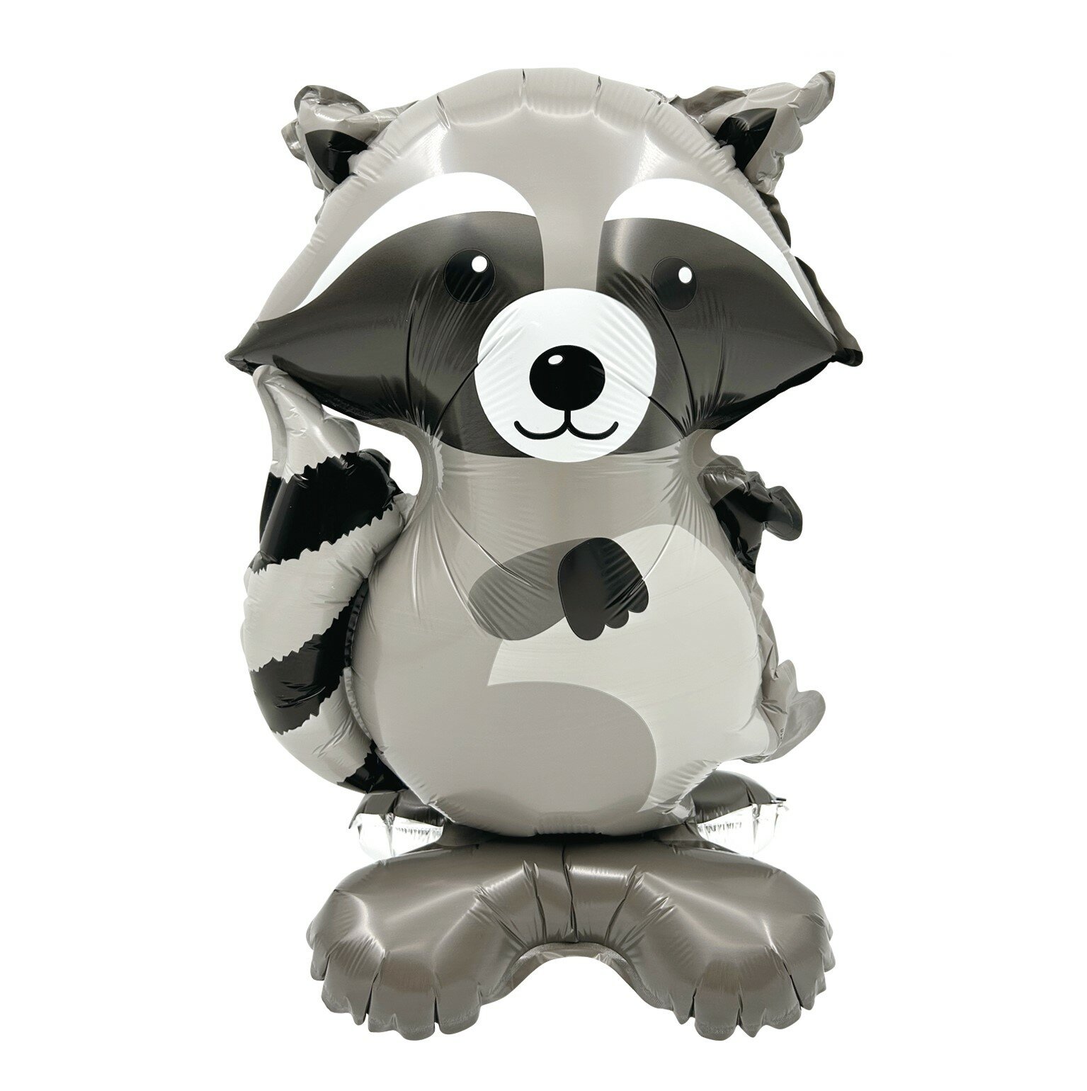 Шар 3D (21'/53 см) Фигура на подставке, Лесной Енот, 1 шт.