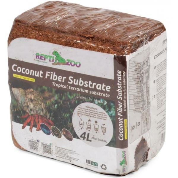 Repti-Zoo Субстрат кокосовый тропический, 230г/4л, мелкая фракция