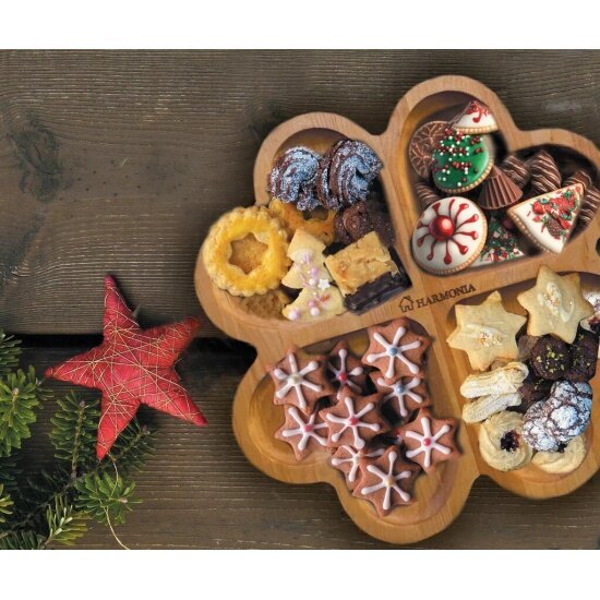 Менажница Harmonia "Клевер" 23х23х1,5 см