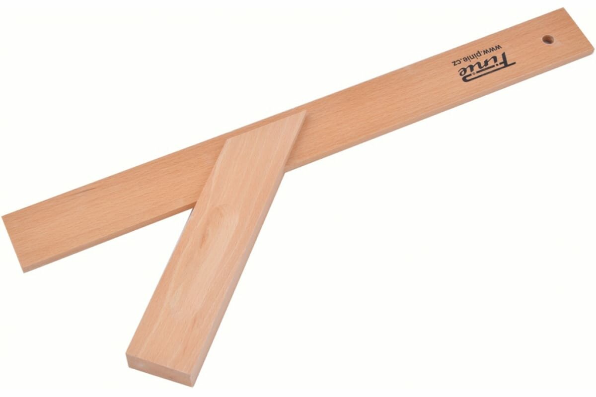 Деревянный угольник PINIE 400х140 мм, 45-135 град 43-1