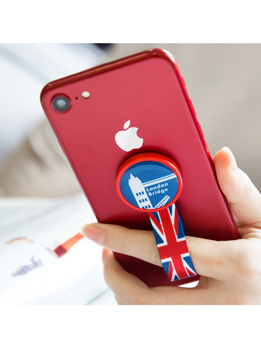 Кольцо-держатель ROCK MOC Pro London Bridge, для телефона, липкая основа