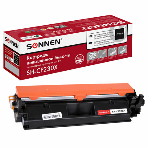 Картридж лазерный SONNEN (SH-CF230X) для HP LJP M203dw/M203dn/M227fdn/M227fdw, ресурс 3500 стр, 364083