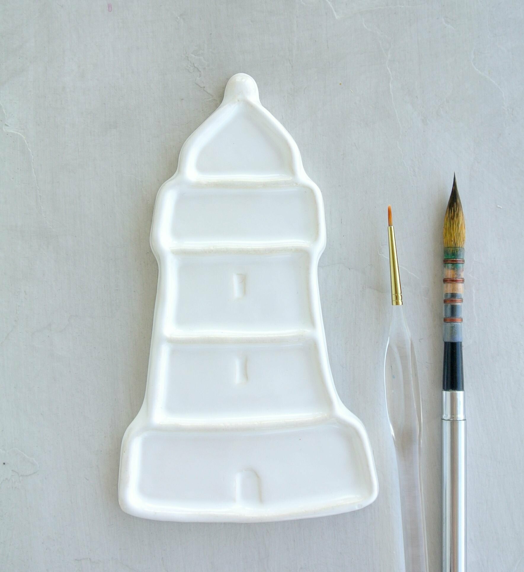 Палитра керамическая маяк для смешивания красок, Like Palitra