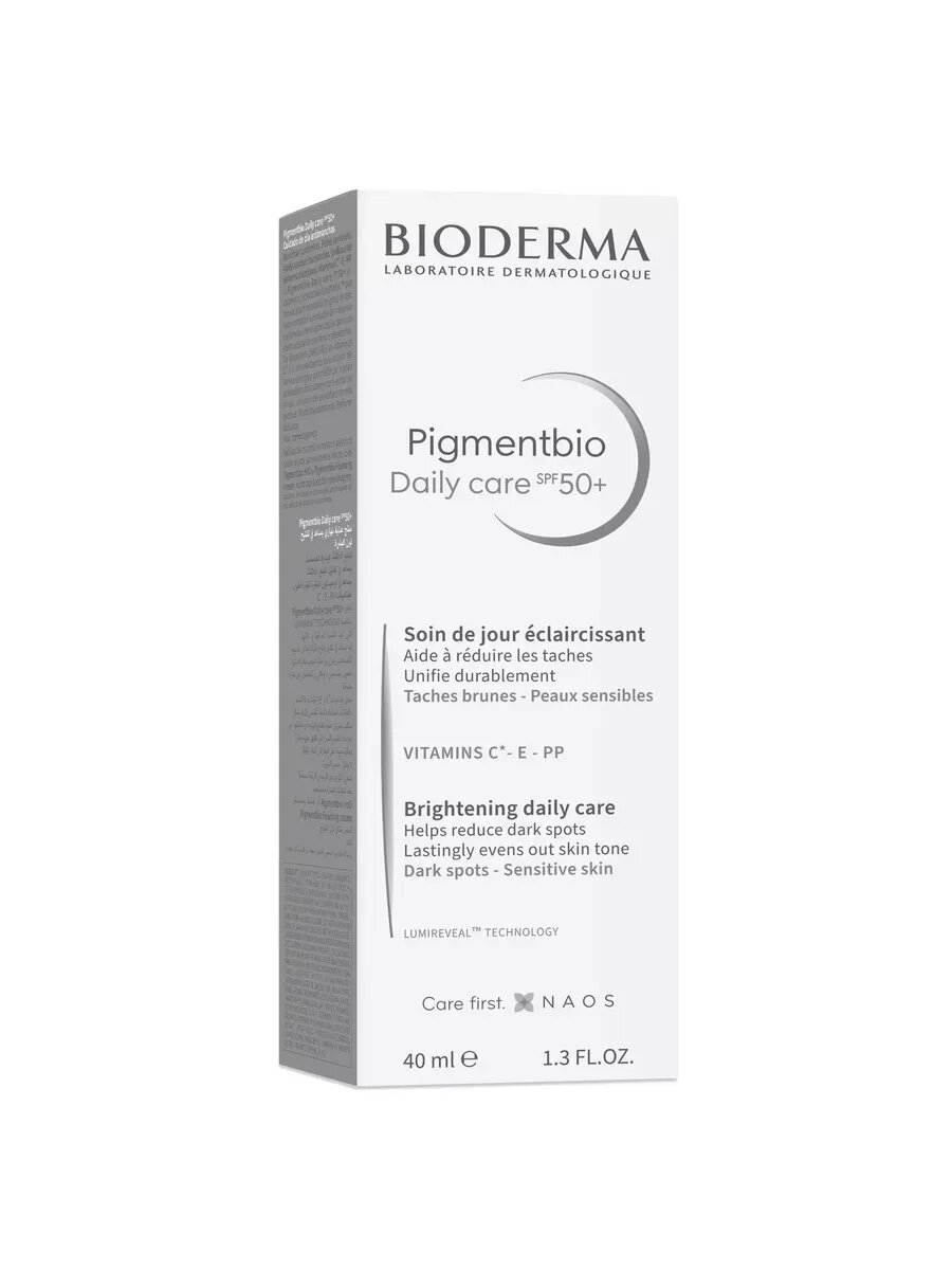 Дневной крем SPF 50+, 40 мл (Pigmentbio)