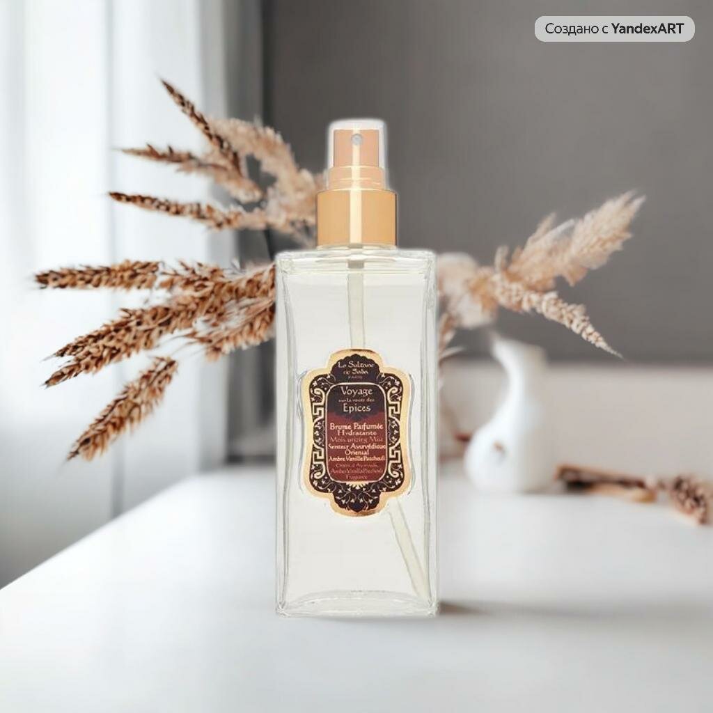 Парфюмерный лосьон La Sultan de Saba "Амбра-Ваниль-Пачули", для тела, 200мл