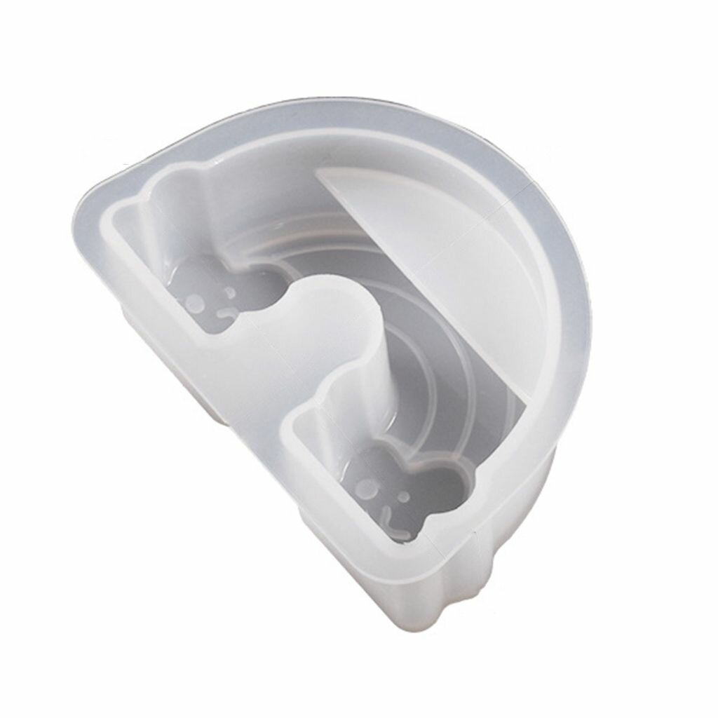 Форма для изготовления полукруглого держателя карт