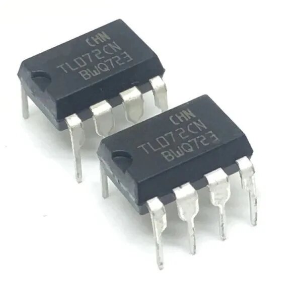 TL072CP, 2х канальный, малошумящий операционный усилитель с входным каскадом на полевых транзисторах, 3 штуки .