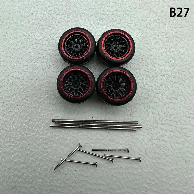 Игрушечные колеса 1:64 для моделей автомобилей B27 fork Red