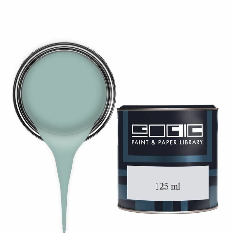 Краска Paint and Paper Library Pure Flat Emulsion 614 CONSTANTIA BLUE 125 мл