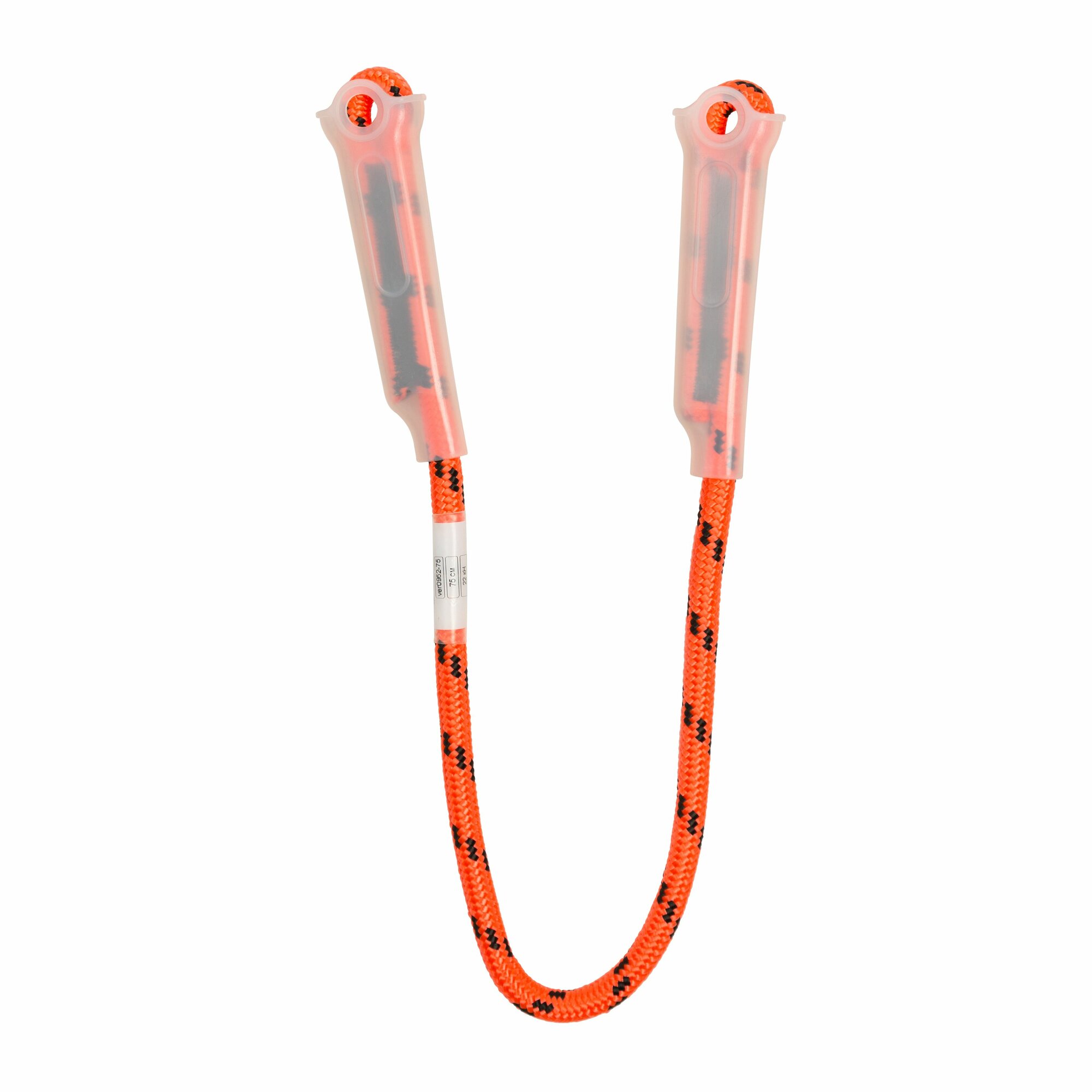 Ус самостраховки веревочный одинарный статика 75 см. Вертикаль