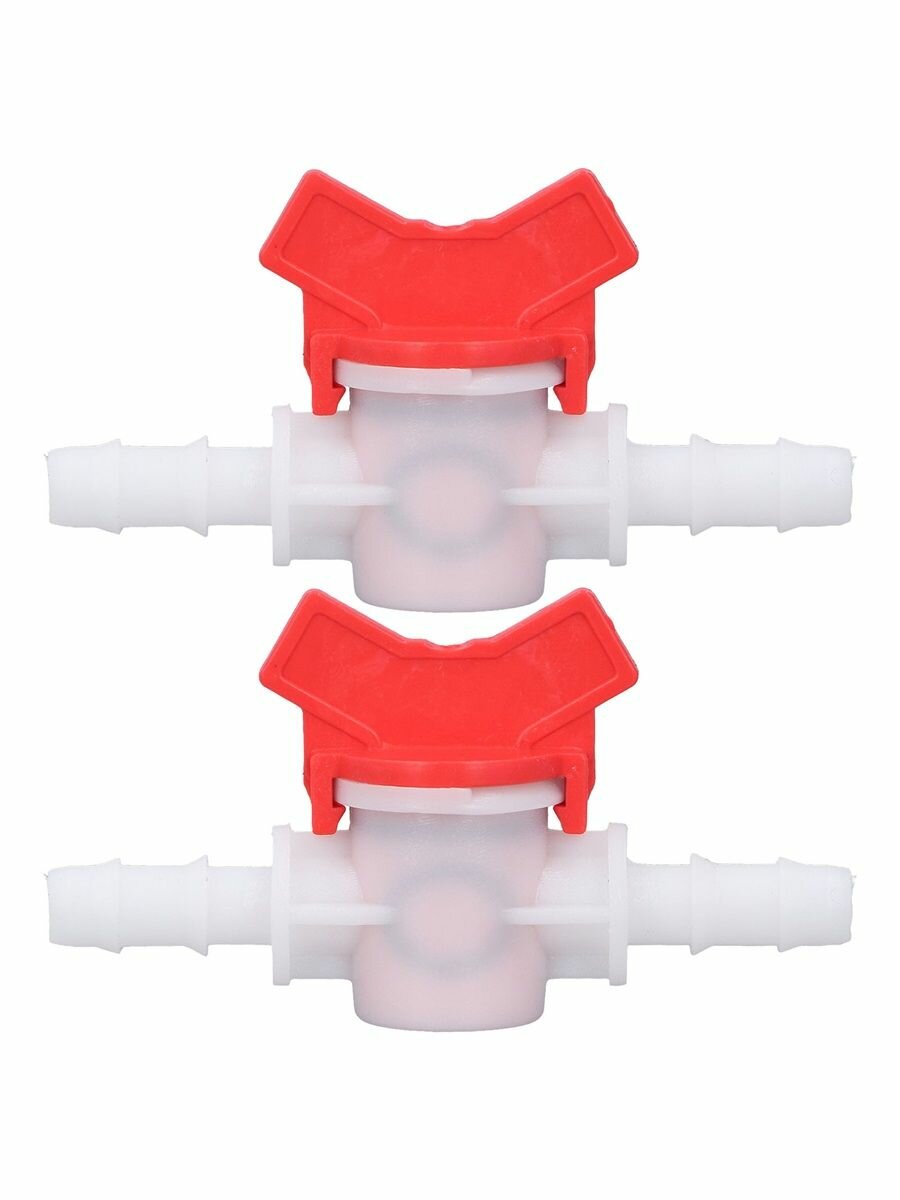 Клапан управления потоком из АБС-пластика 10 мм, комплект контроллера регулятора остановки воды из 2 предметов, набор аксессуаров для переключателей 0,39 дюйма для удобного управления и контроля воды