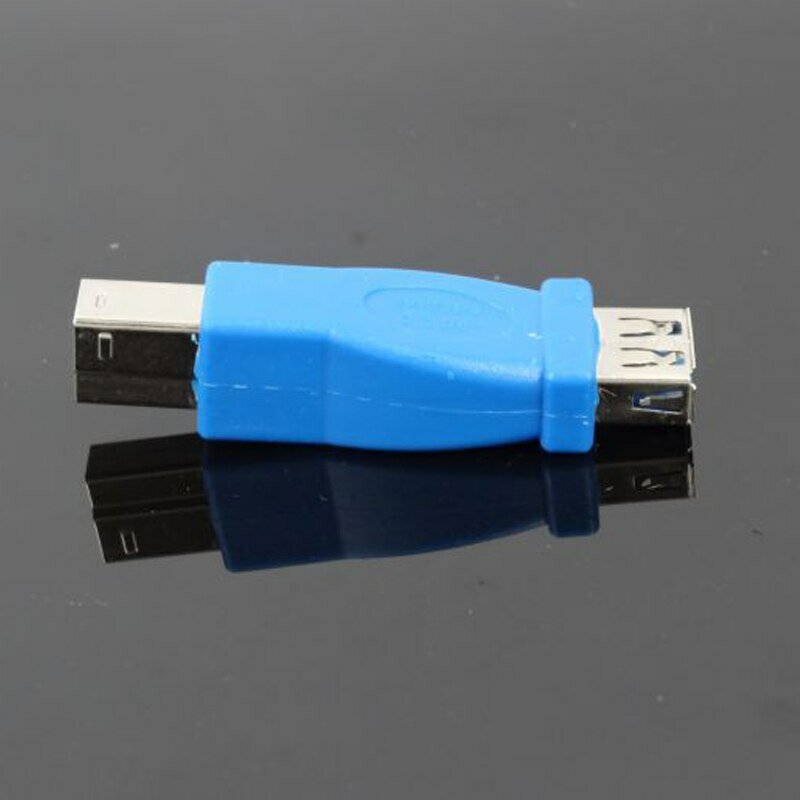 ULT-Best USB 3.0 A Female to B Male Разъем адаптера принтера USB3.0 Print Converter для принтера сканера синего цвета