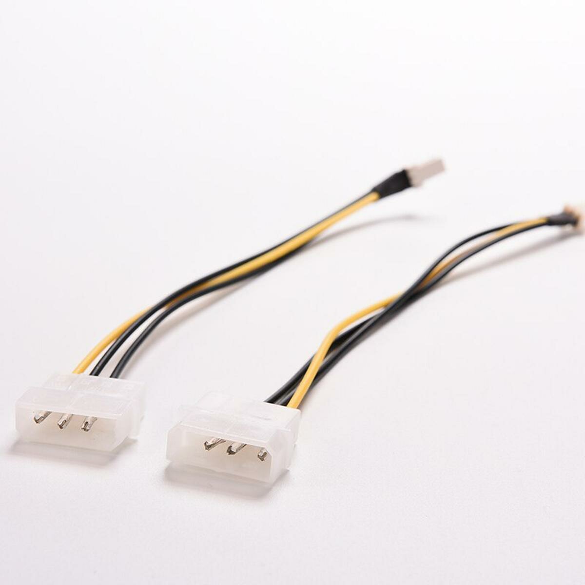 2 шт. 20 см 4-контактный Molex IDE на 3-контактный ПК компьютер процессор корпус вентилятор разъем питания кабель адапте