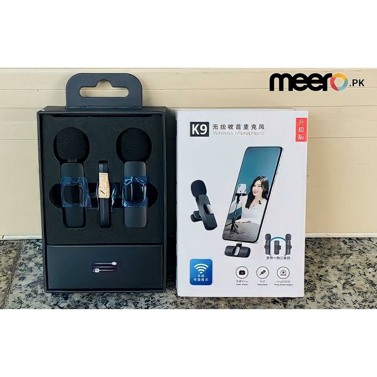 K9 Двойной оригинальный микрофон Микрофон Plug & Play USB Type C Plug Беспроводной петличный микрофон | Мини-петличный м