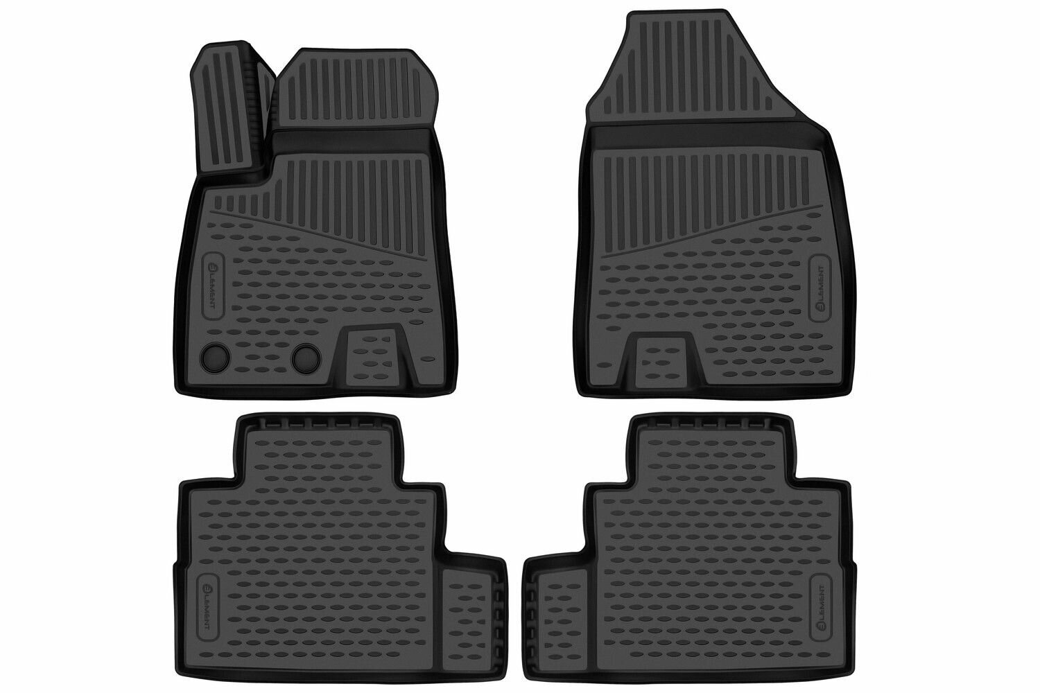 Коврики в салон авто для JETOUR Dashing 2023- 4шт. (полиуретан) арт. ELEMENT3DAN0578210K
