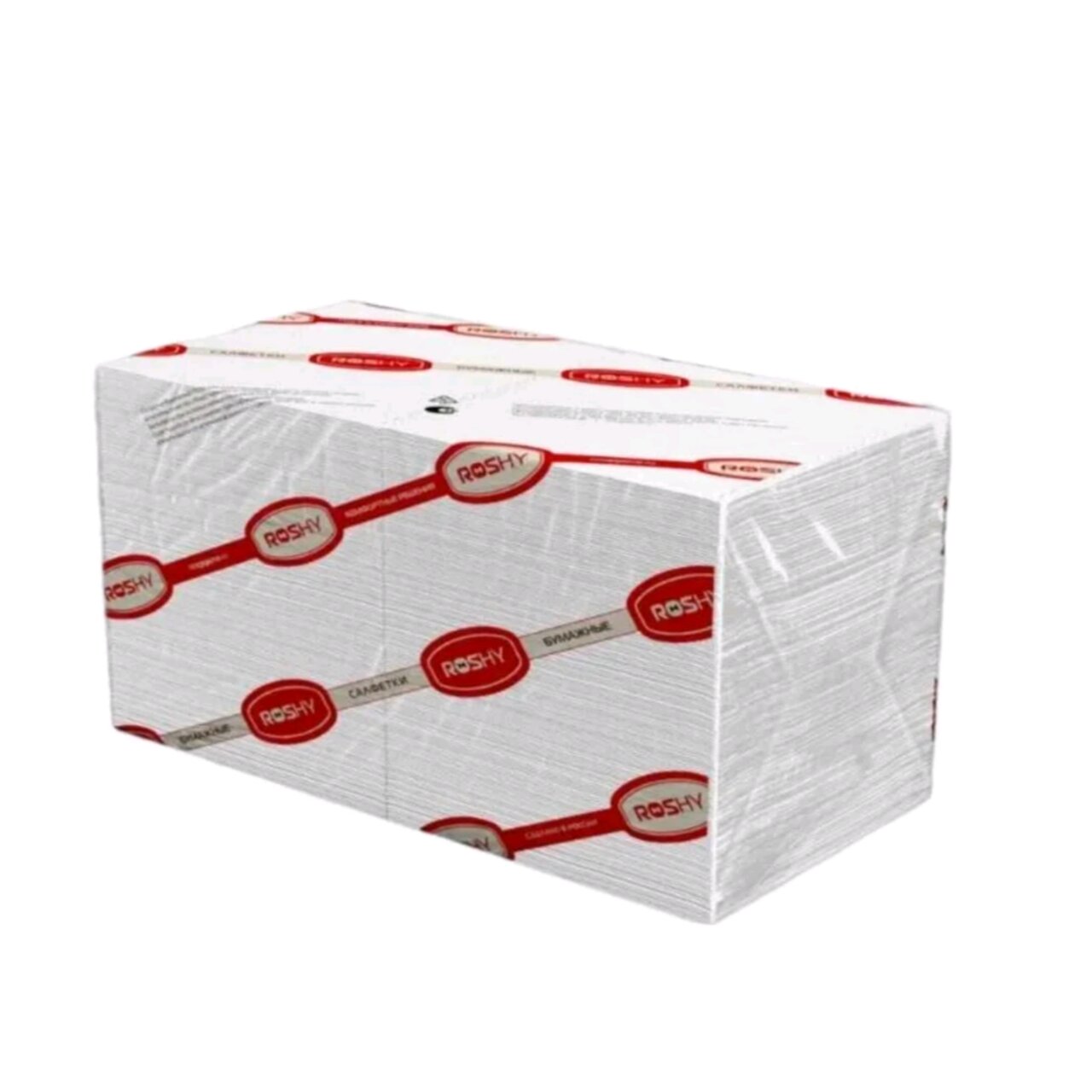 ROS-HY салфетки бумажные белые однослойные 400 листов для дома и кухни в быту