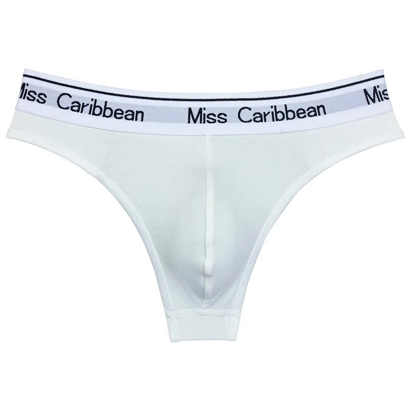 Мужские трусы-стринги Miss Caribbean, белый, L