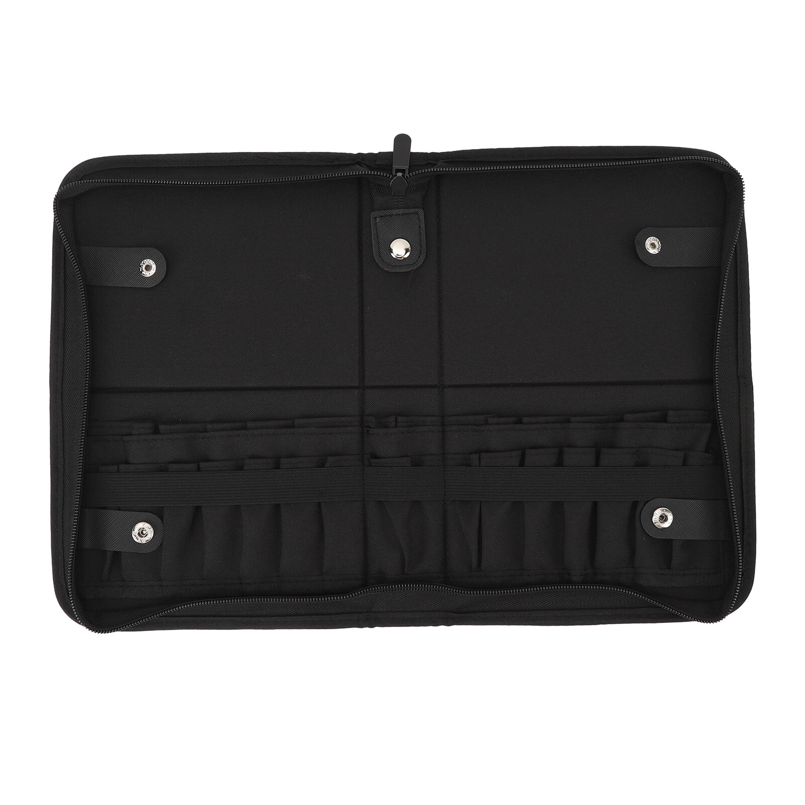 Складной чехол для кистей для макияжа с 29 отверстиями, водонепроницаемый органайзер из искусственной кожи для профессионального хранения косметических кистей