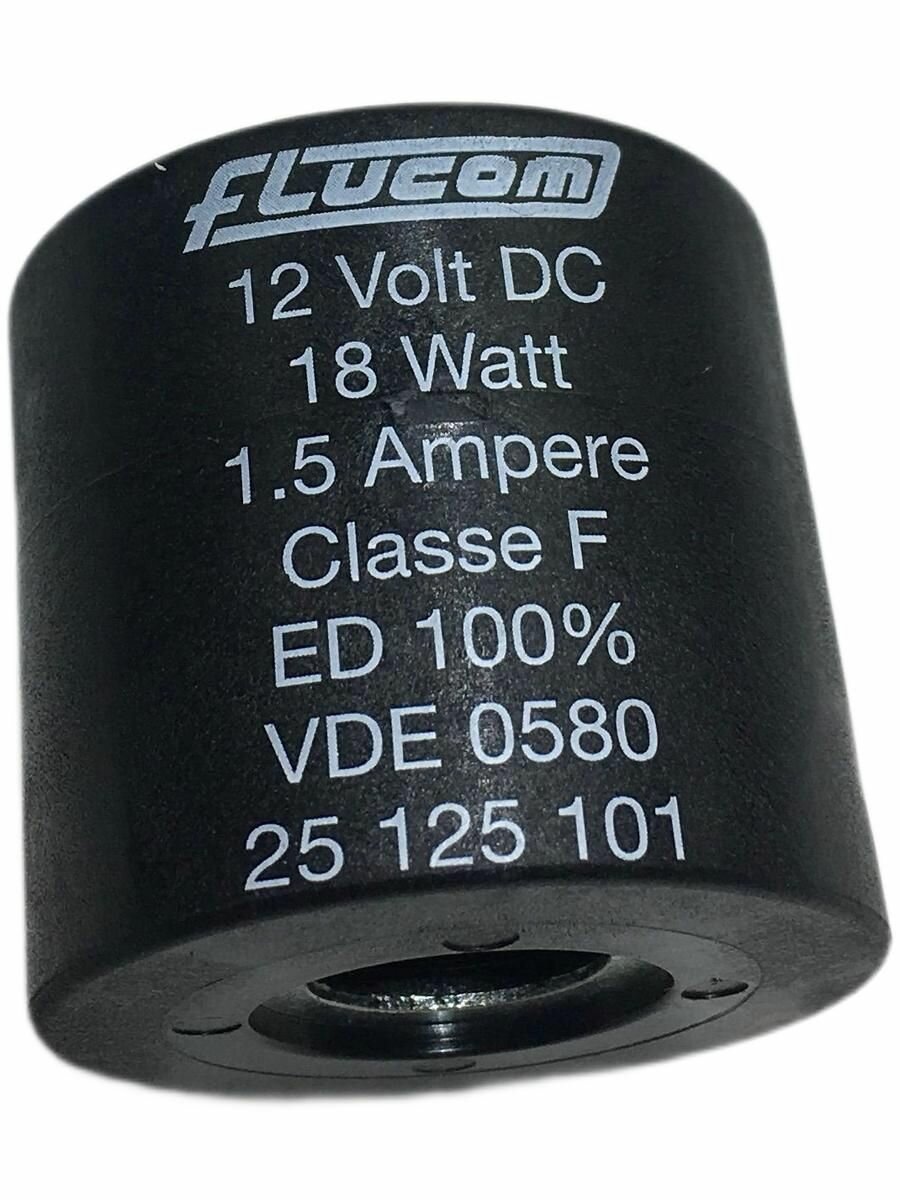 Катушка 25.125.101 (B20-12С-18H) FLUCOM. Соленоид, электромагнит