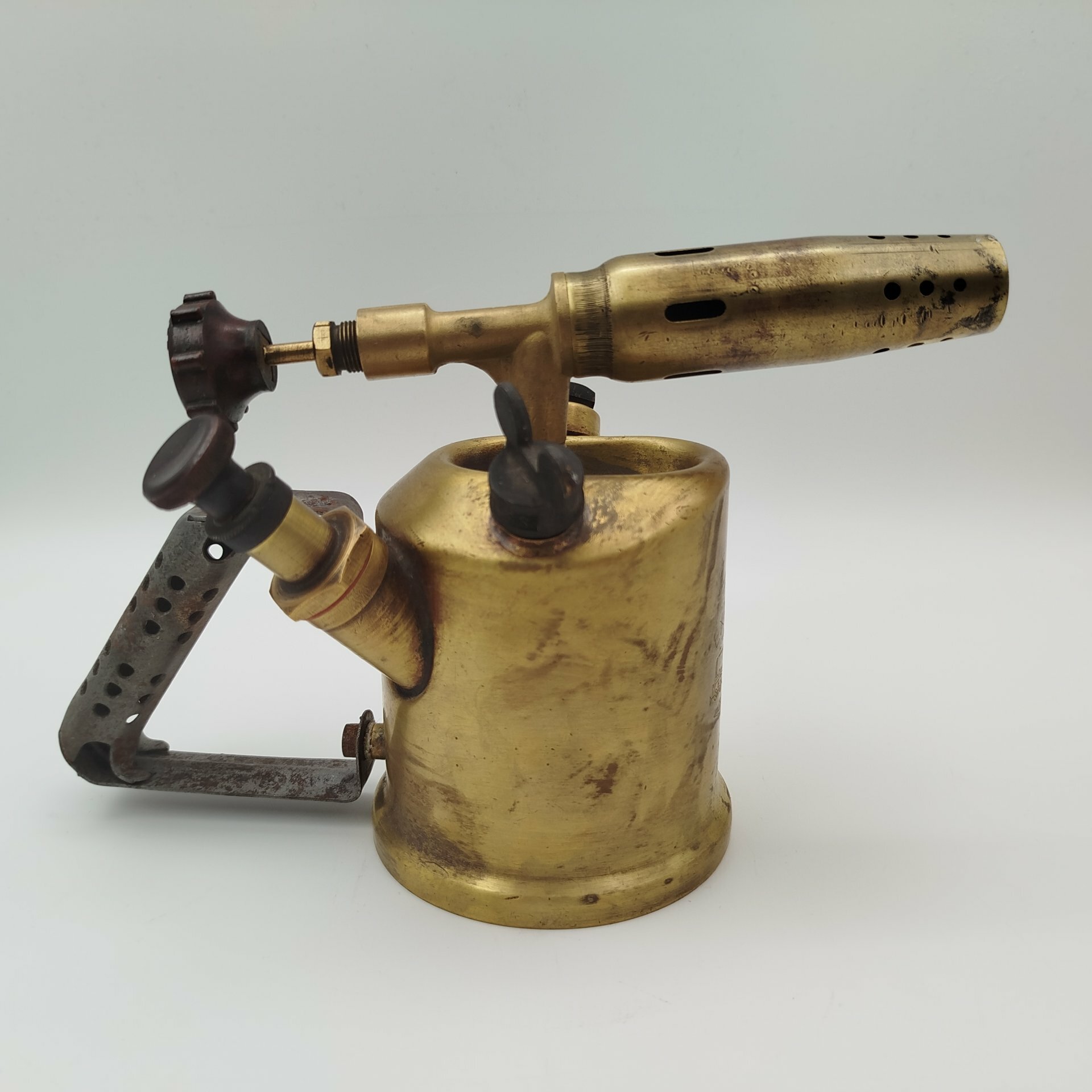 Лампа паяльная "Express", Unis France, бронза, Франция, 1960-1970 гг.