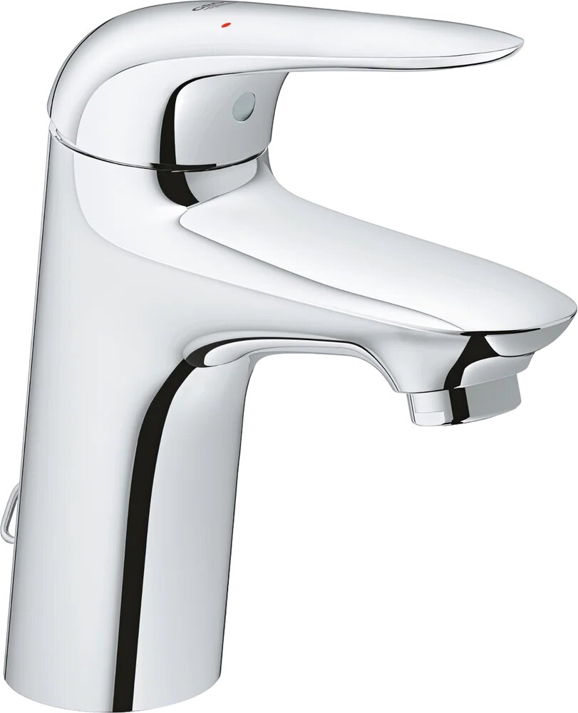 Смеситель для раковины Grohe Eurostyle 23713003 хром, глянцевый, кран для ванной в раковину, из латуни, рычажный, с керамическим картриджем