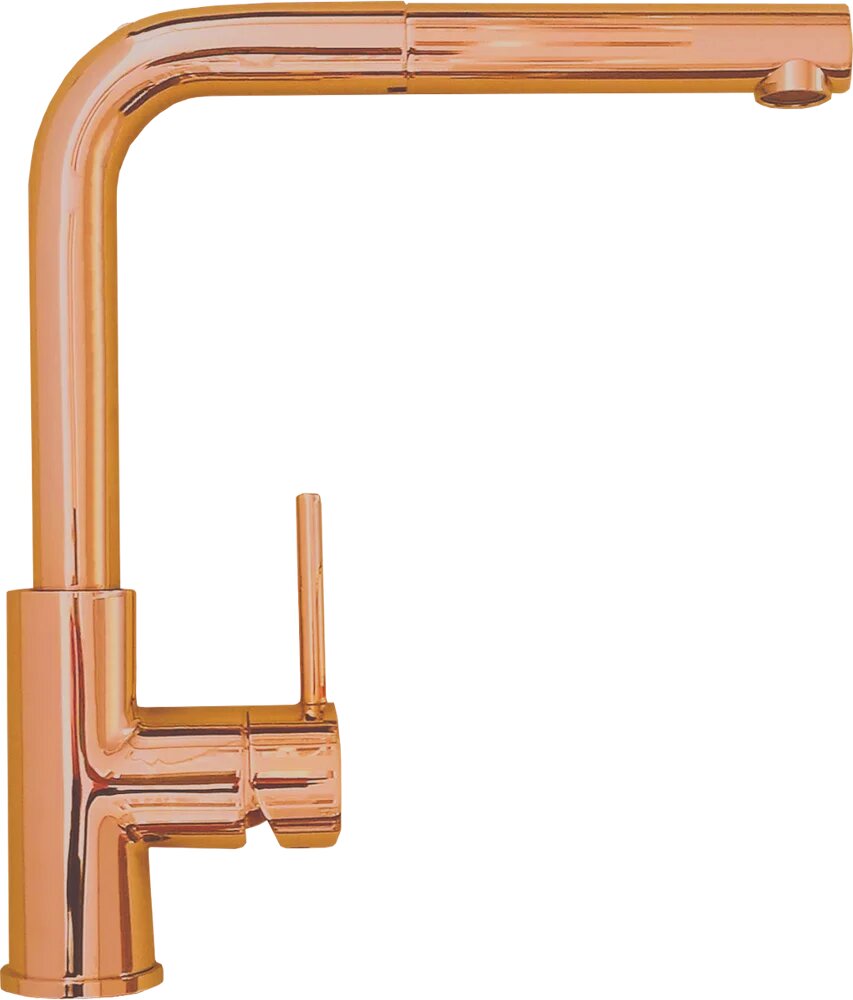 Смеситель для кухни Alveus Zeos 1136502 с поворотным изливом, глянцевый, однорычажный, латунный, с керамическим картриджем