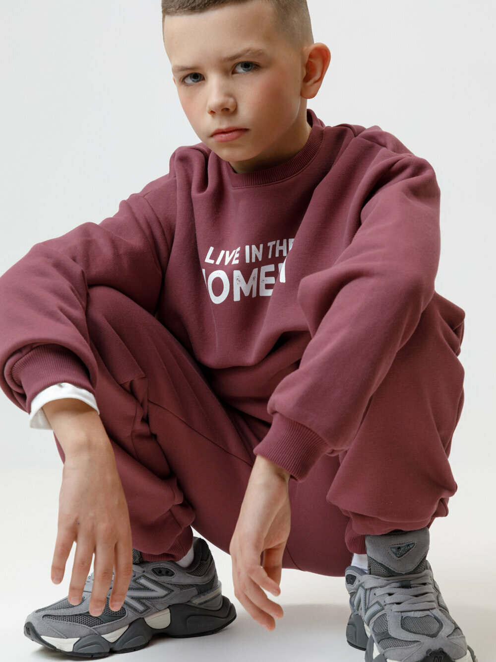 Свитшот КР 302802/коричневый 1614 к634