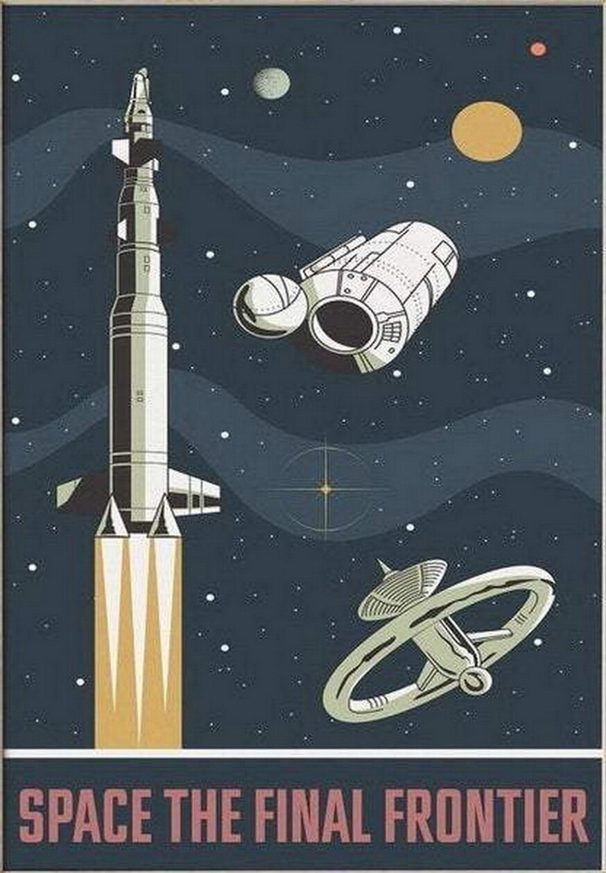 Плакат, постер космическая эйфория на бумаге, размер 21х30см