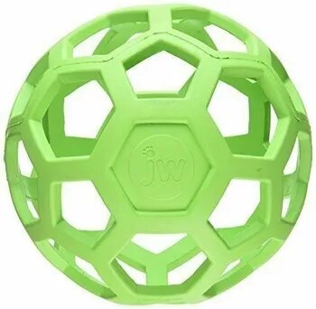 Игрушка для собак Мяч-пазл дозатор лакомства JW Pet Hol-ee Roller Rubber Dog Toy, Large
