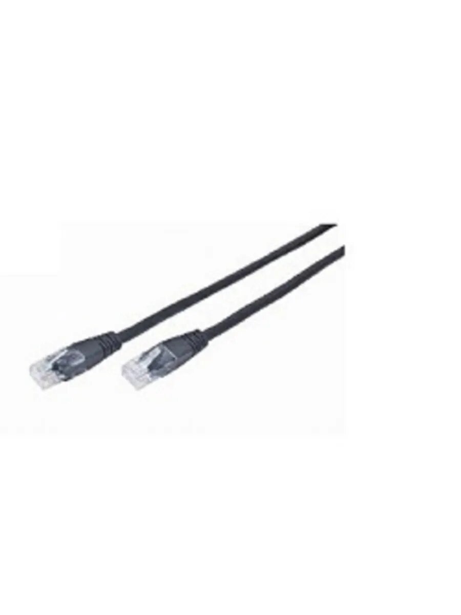 Патч-корд utp кат.5e cca, 0.25м, черный (bcl-pp12-0.25m-bk)
