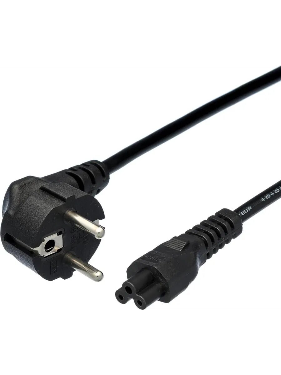 Кабель питания 00-00024056 CEE 7/7-IEC 320 C5 1.8м Черный